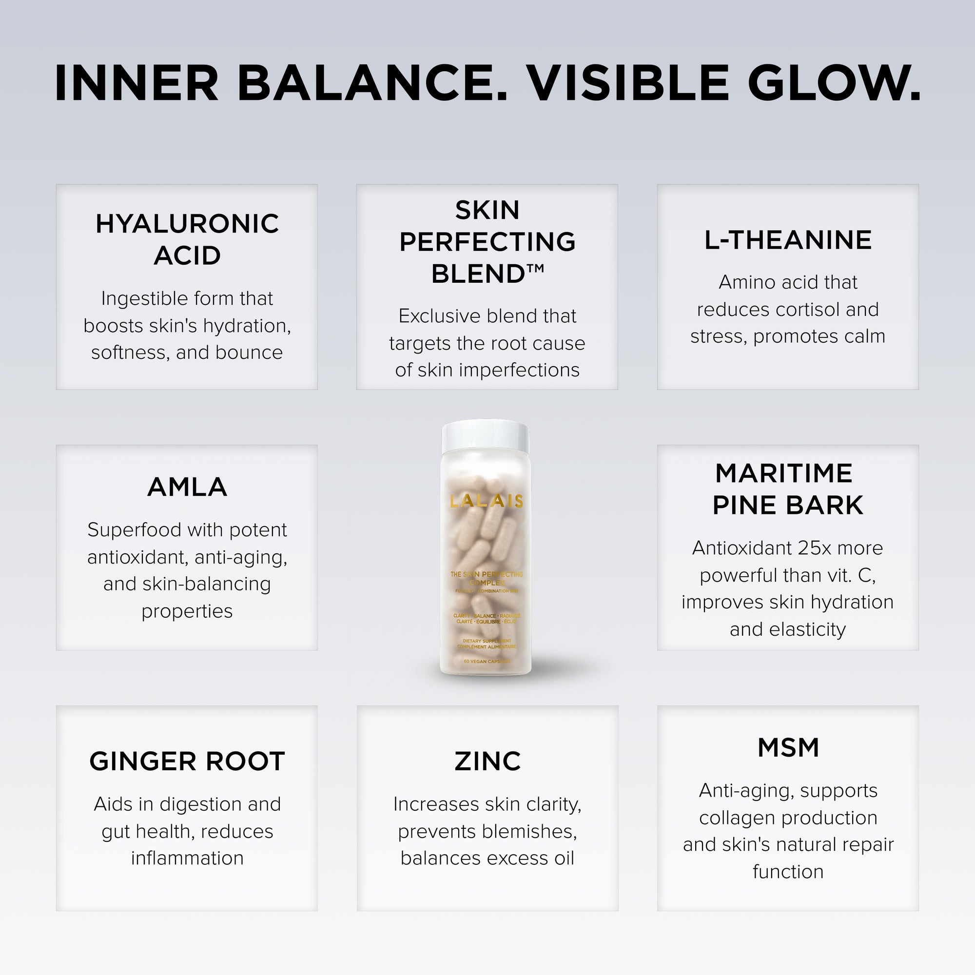 Daily Skin Perfecting Supplement | Balance, Clarity, and Vitality – LALAIS